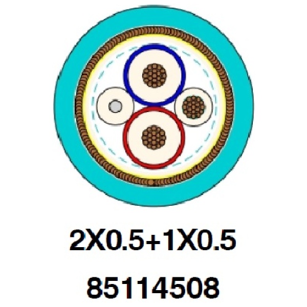 RAILDAT 120 OHM 2X0.5+1X0.5 XM S MVB - 禾豐開發科技有限公司