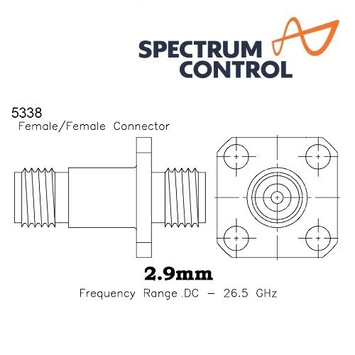 5338 Adaptor 轉接頭 2.92mm - 禾豐開發科技有限公司